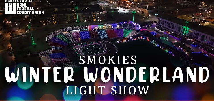 Knoxville Smokies Winter Wonderland Lightshow